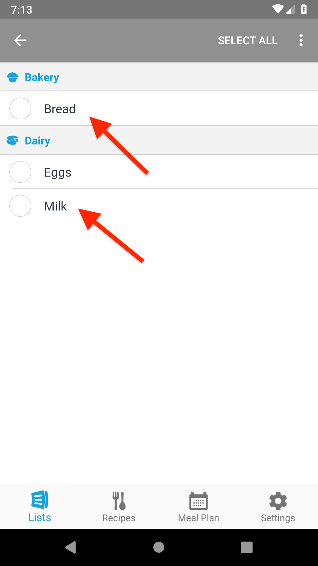 How Do I Edit Multiple Items At Once AnyList Help