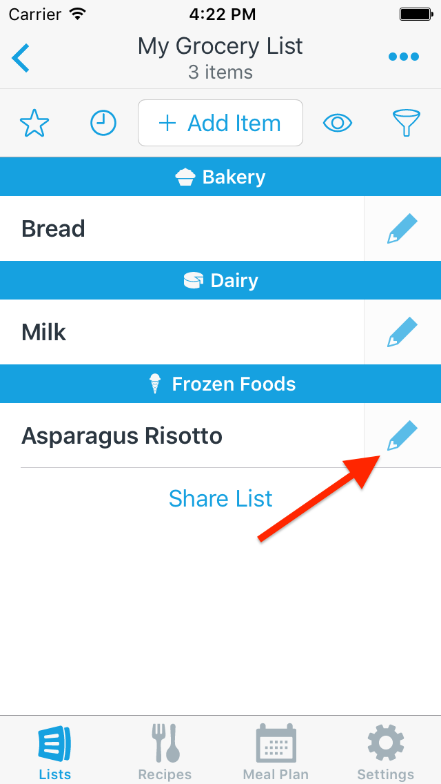 How do I assign items in my list to a store? - AnyList Help How do I assign items in my list to a store? - AnyList Help