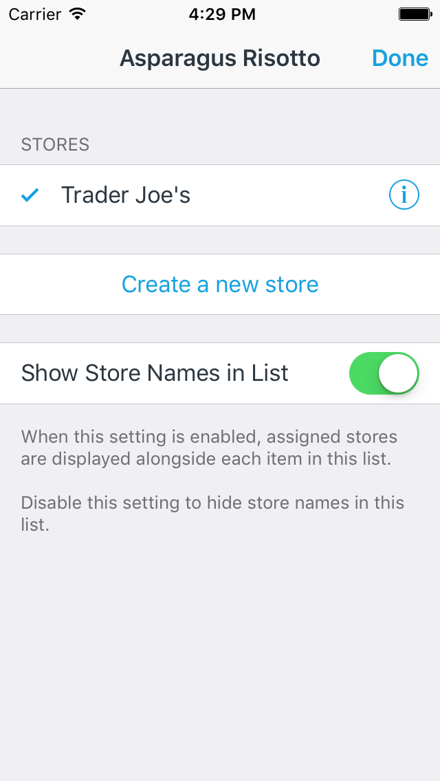 How do I assign items in my list to a store? - AnyList Help How do I assign items in my list to a store? - AnyList Help
