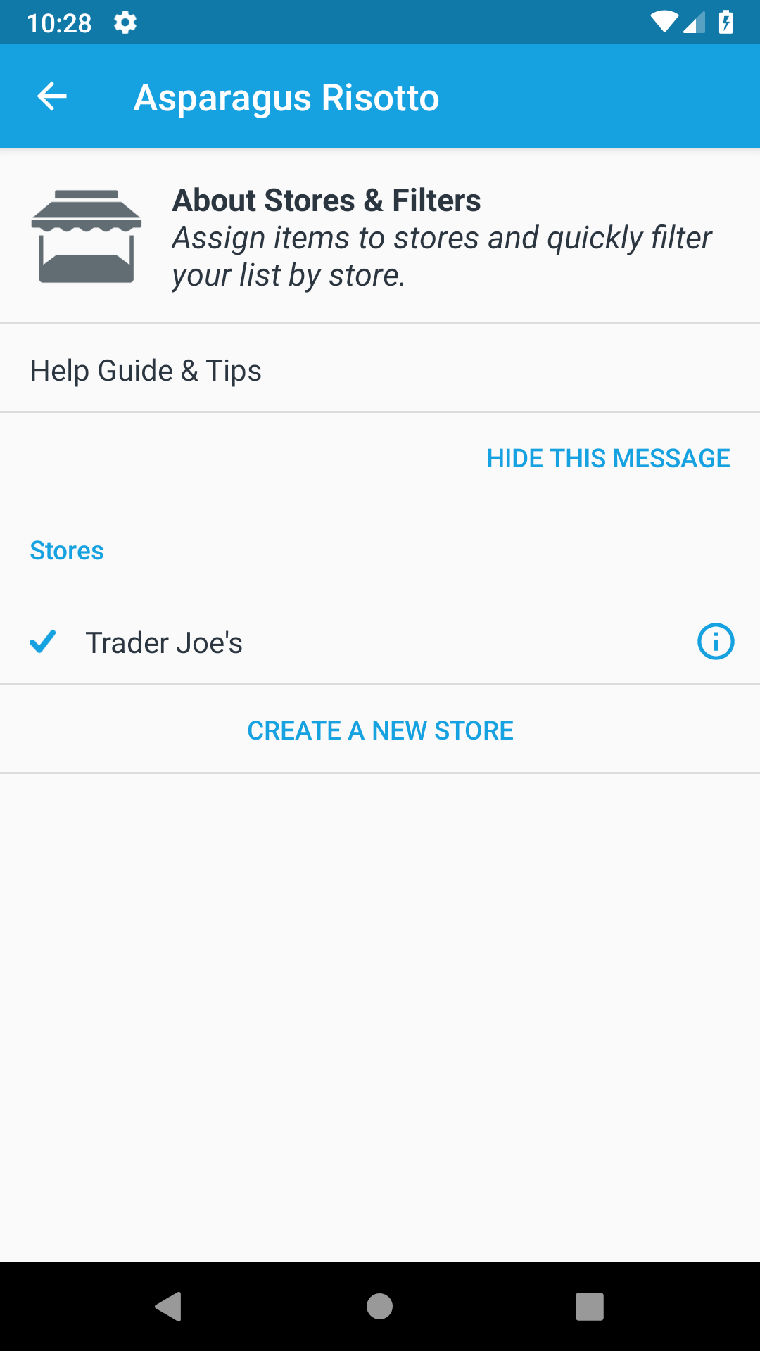 How do I assign items in my list to a store? - AnyList Help How do I assign items in my list to a store? - AnyList Help