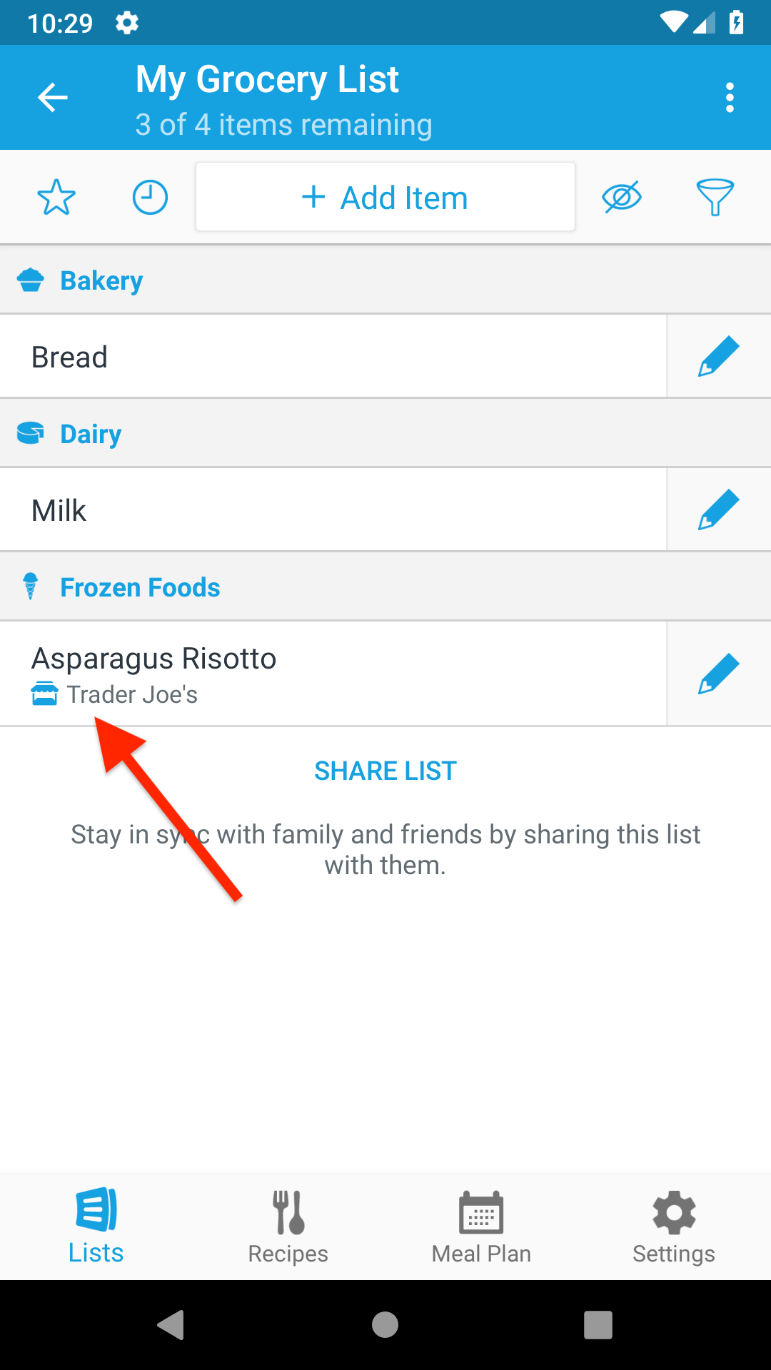 How do I assign items in my list to a store? - AnyList Help How do I assign items in my list to a store? - AnyList Help